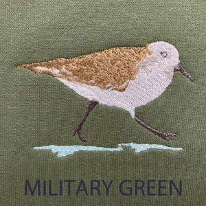 Sandpiper Original Art Left Chest Embroidered Sweatshirt Comfortable ...