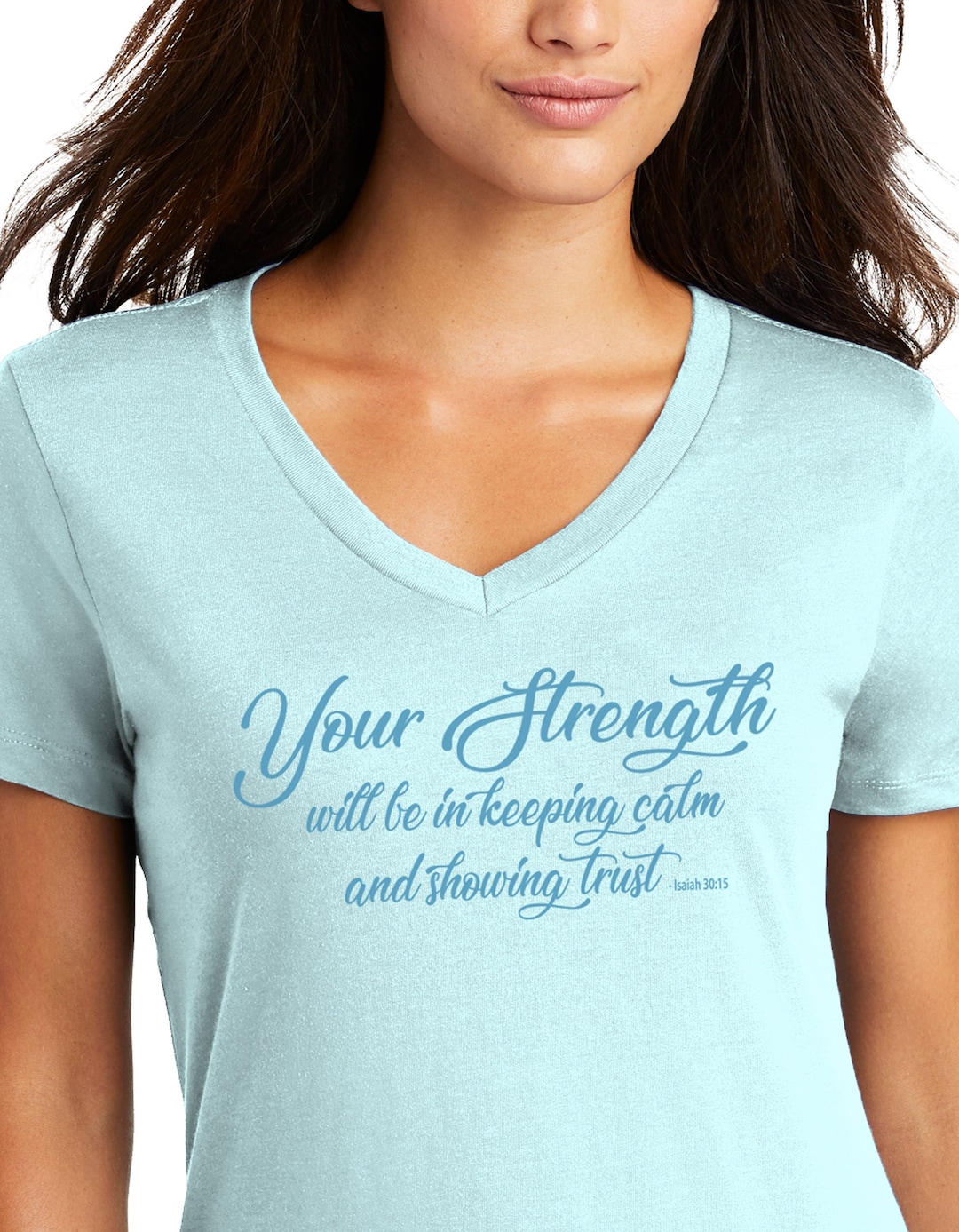 Faith Shirt for Women, Christian Apparel, Women's V-neck Christian ...
