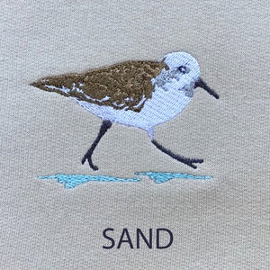 Sandpiper Original Art Left Chest Embroidered Sweatshirt Comfortable ...