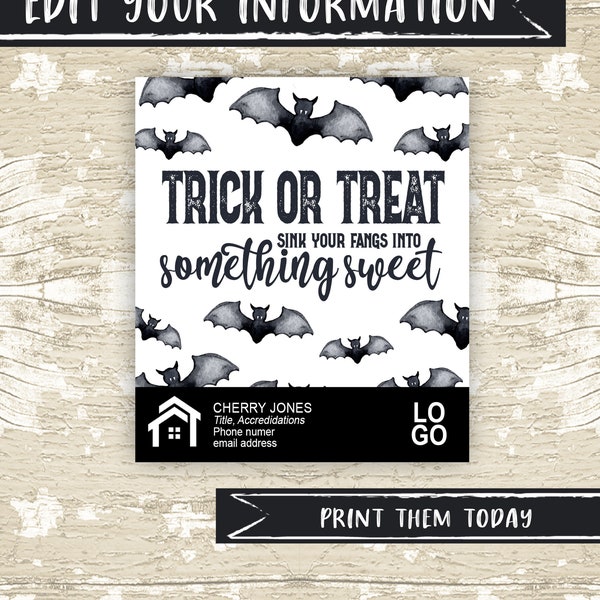 Real Estate Halloween Marketing - Etsy