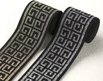 2 Inch 50mm Wide Solid Colored Double-side Twill Elastic Band ...