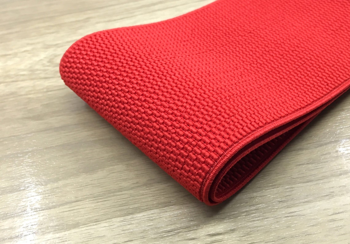 4 Inch (100mm) Wide Patterned Colored Elastic Band by the Yard ...