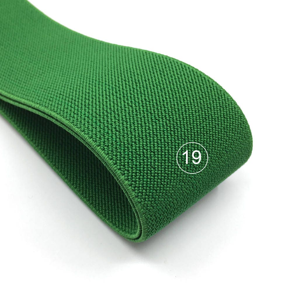 2 Inch 50mm Wide Solid Colored Double-side Twill Elastic - Etsy