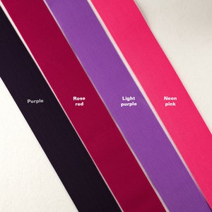 3 Inch (75mm) Wide Colored Double-side Twill Elastic Band // Waistband ...