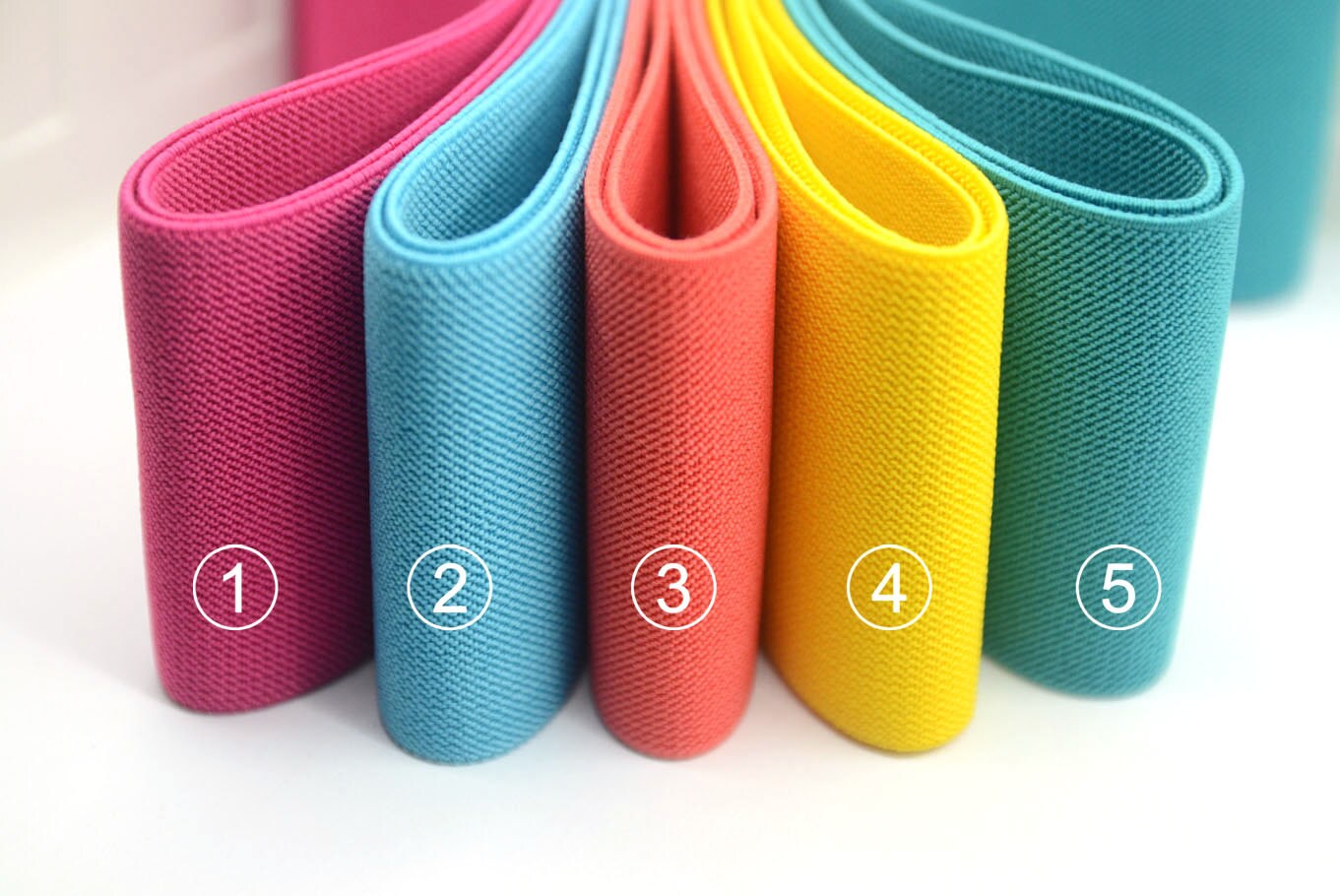 3 Inch 75mm Wide Colored Double-side Twill Elastic Band // - Etsy