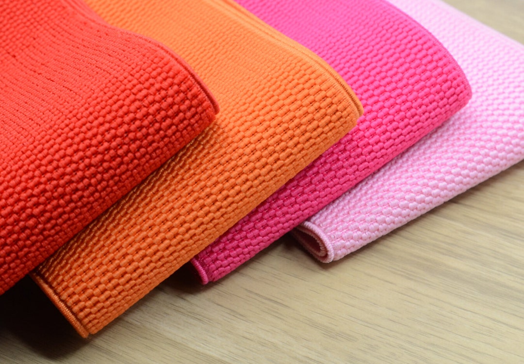 4 Inch 100mm Wide Patterned Colored Elastic Band by the Yard Waistband Elastic heavy Duty Elastic Sewing Elastic Etsy