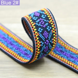 1 Inch 25mm Embroidery Jacquard Waistband Elastic Band, Elastic Trim ...