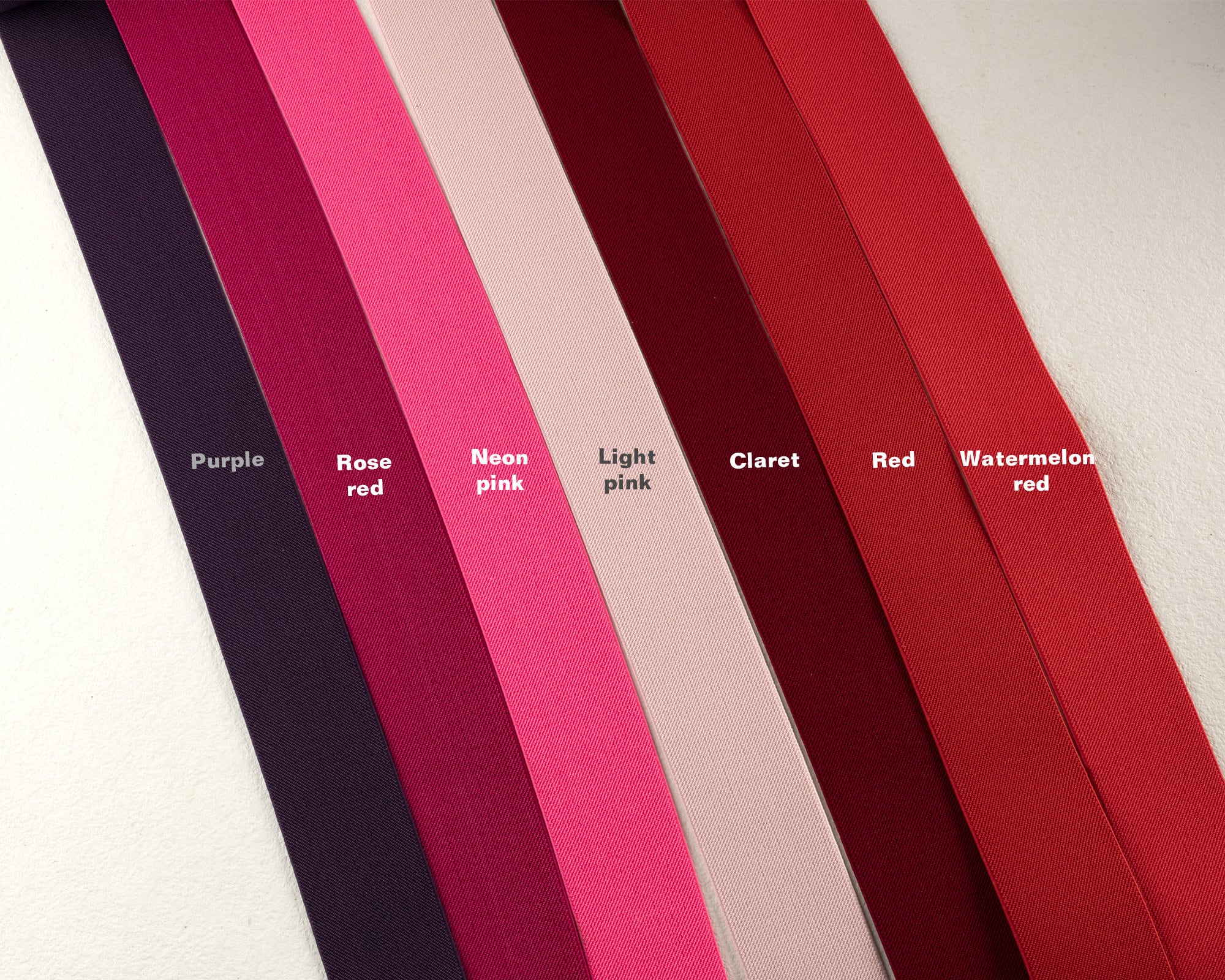 2 Inch (50mm) Wide Solid Colored Double-side Twill Elastic Band ...