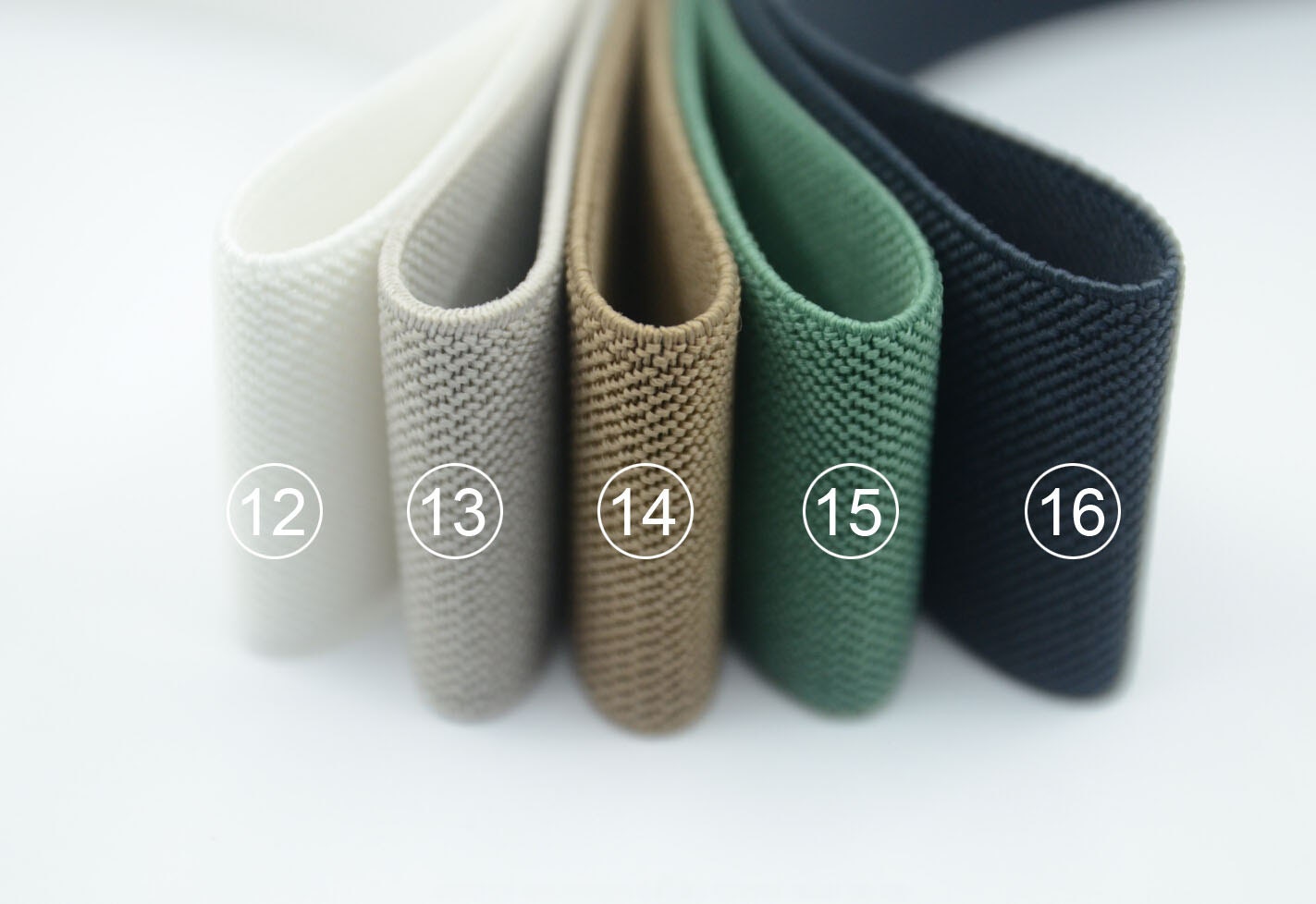 1.5 Inch 38mm Wide Elastic Band Colored Double-side Twill | Etsy