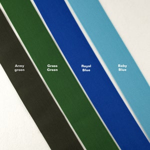 3 Inch (75mm) Wide Colored Double-side Twill Elastic Band // Waistband ...