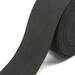 3 Inch (75mm) Heavy Stretch Black and White Knit Elastic Band ...