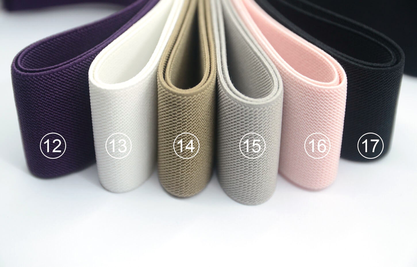 2 Inch 50mm Wide Solid Colored Double-side Twill Elastic - Etsy