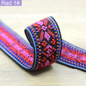 1 Inch 25mm Embroidery Jacquard Waistband Elastic Band, Elastic Trim ...