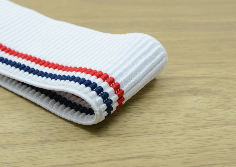 2 Inch 50mm Wide Colored Striped Ruffled Elastic Band | Etsy