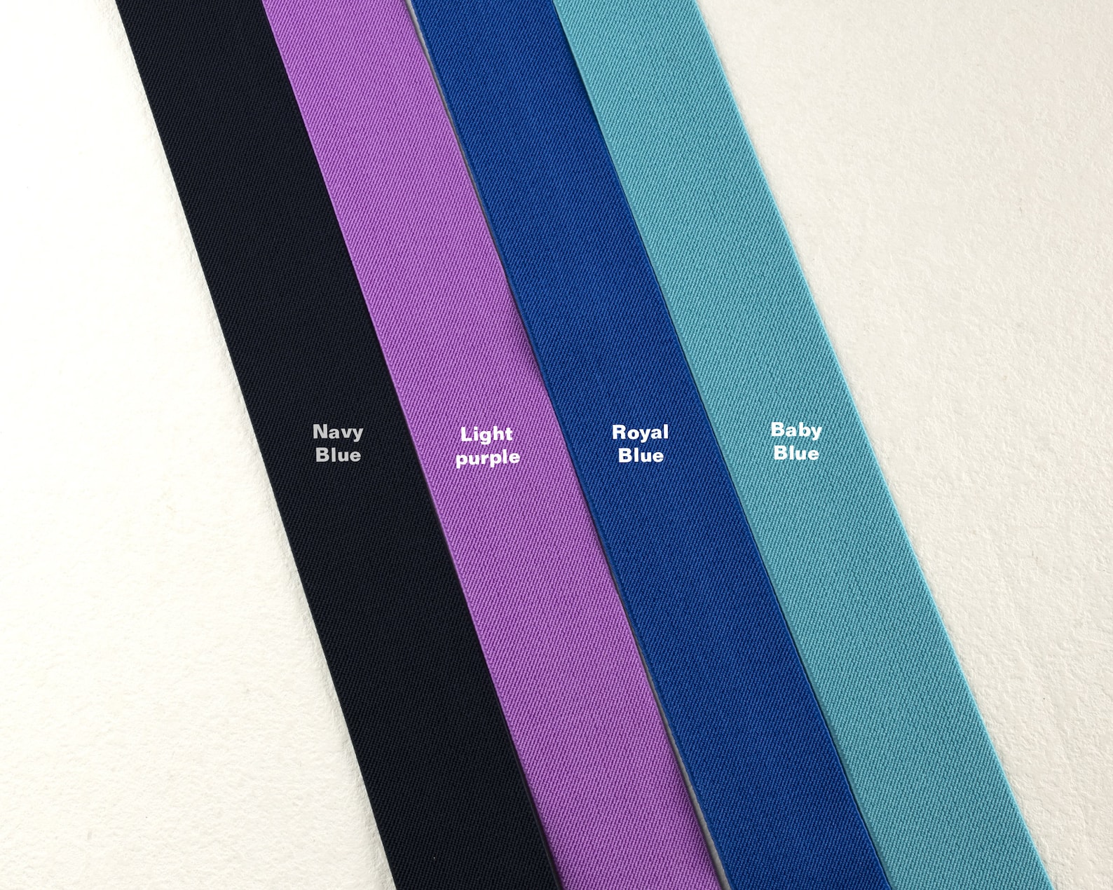 2 Inch (50mm) Wide Solid Colored Double-side Twill Elastic Band ...