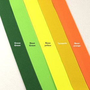 2 Inch (50mm) Wide Solid Colored Double-side Twill Elastic Band ...