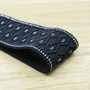 2 Inch (50mm) Wide Glitter Ethnic Pattern Elastic Trim,waistband ...