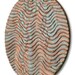 Copper Patina Wall Sculpture Round Resin Wall Art 3D Wall Art Metal ...