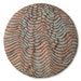 Copper Patina Wall Sculpture | Round Resin Wall Art | 3D Wall Art ...