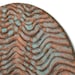 Copper Patina Wall Sculpture | Round Resin Wall Art | 3D Wall Art ...