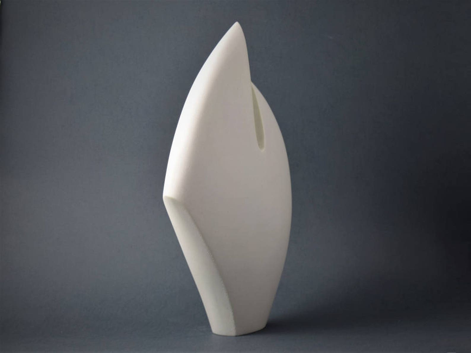Abstract Sculpture | Minimalist Sculpture | White Sculpture | Small ...