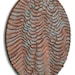 Copper Patina Wall Sculpture | Round Resin Wall Art | 3D Wall Art ...