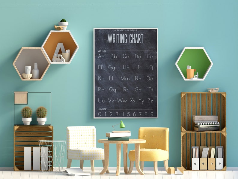 Print Writing Chart Classroom Poster or Homeschool Decor not | Etsy