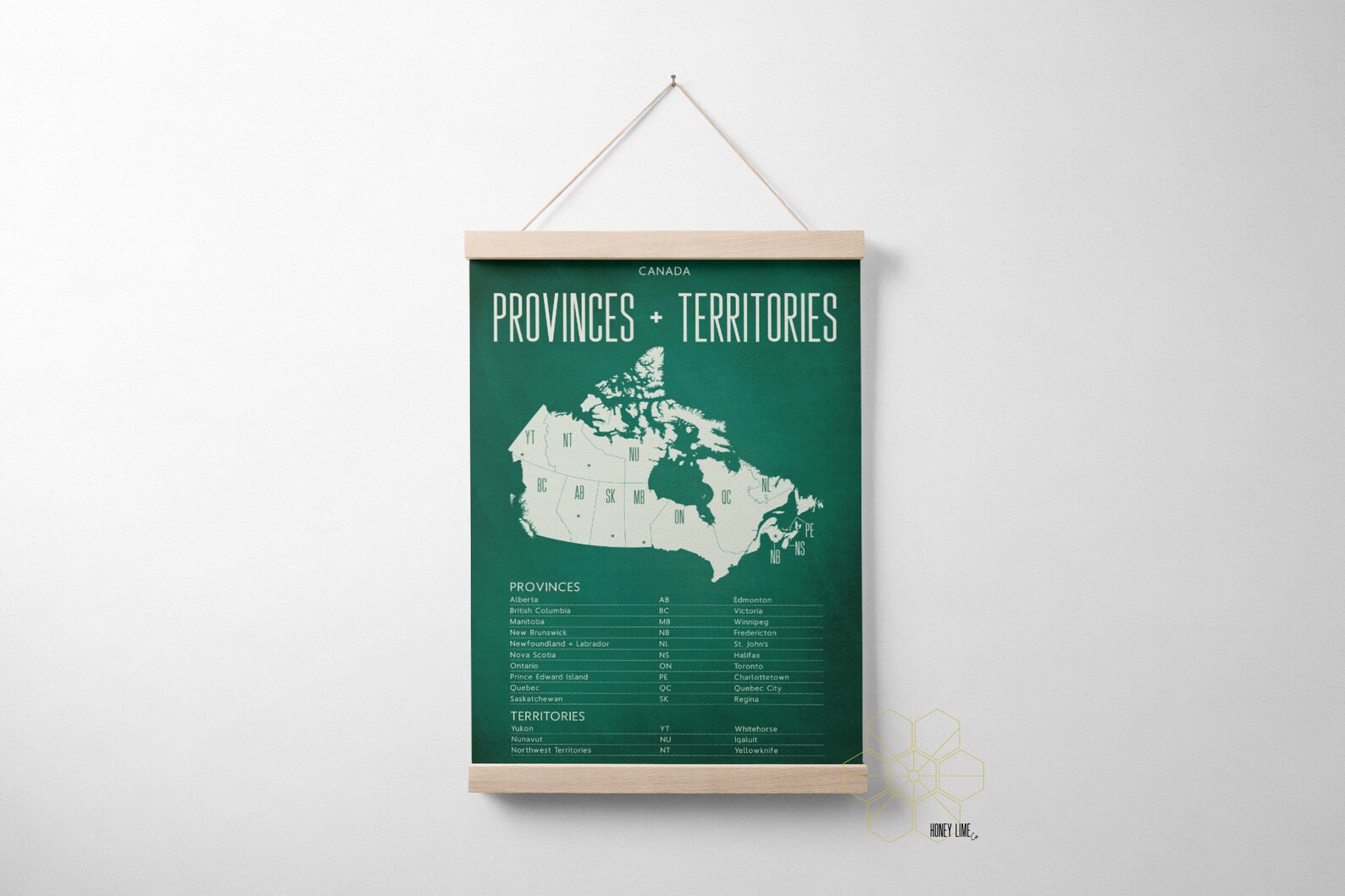 Canada Provinces and Territories Classroom Poster or - Etsy Canada