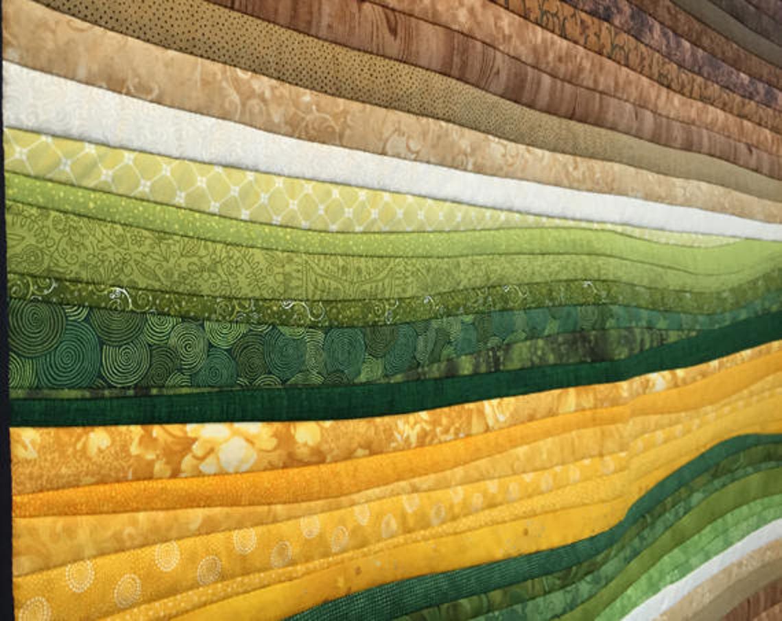 Modern quilt. Contemporary art. Art for the wall. Contemporary | Etsy