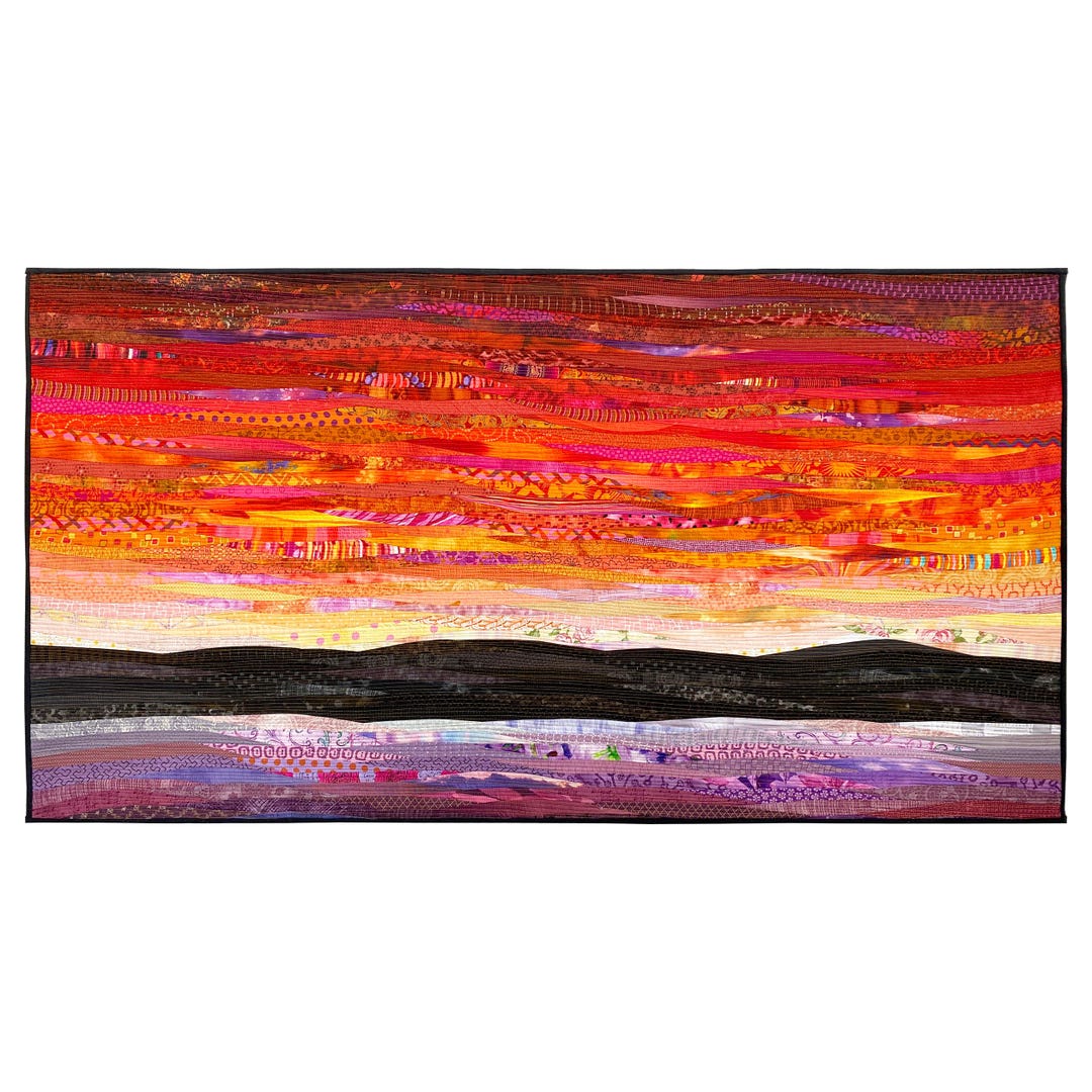 Dayspring is an Original Art Quilt Capturing the Moment Just Before ...