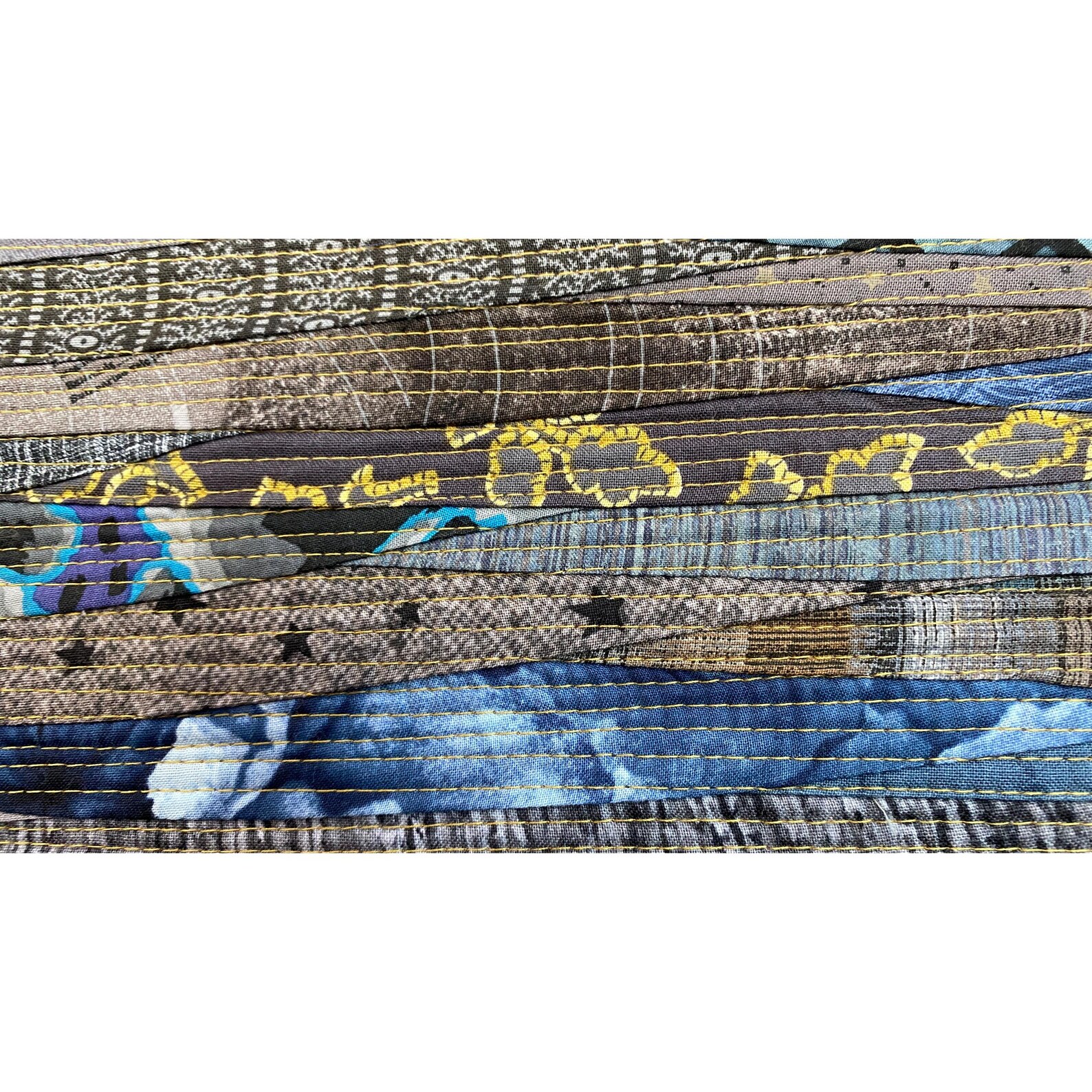 First Light is an Art Quilt With Sun Rise and Grey Sky. 31 by 60 In. - Etsy