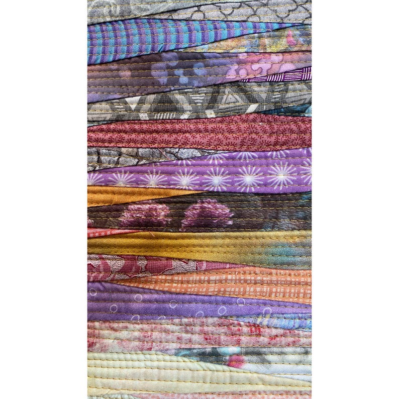 First Light is an Art Quilt With Sun Rise and Grey Sky. 31 by 60 In. - Etsy