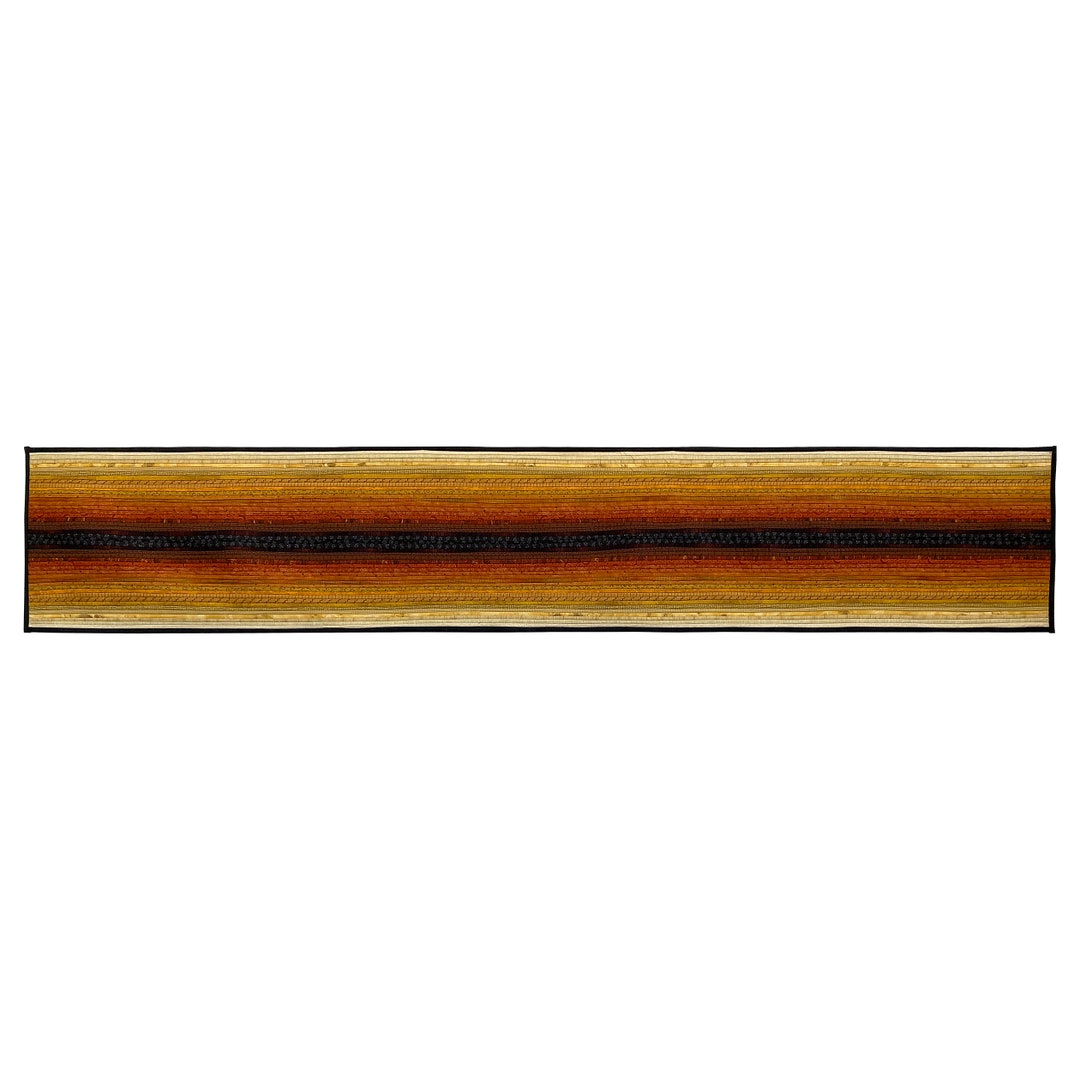 Long Table Runner or Wall Hanging for Narrow Space in Rust Colors ...