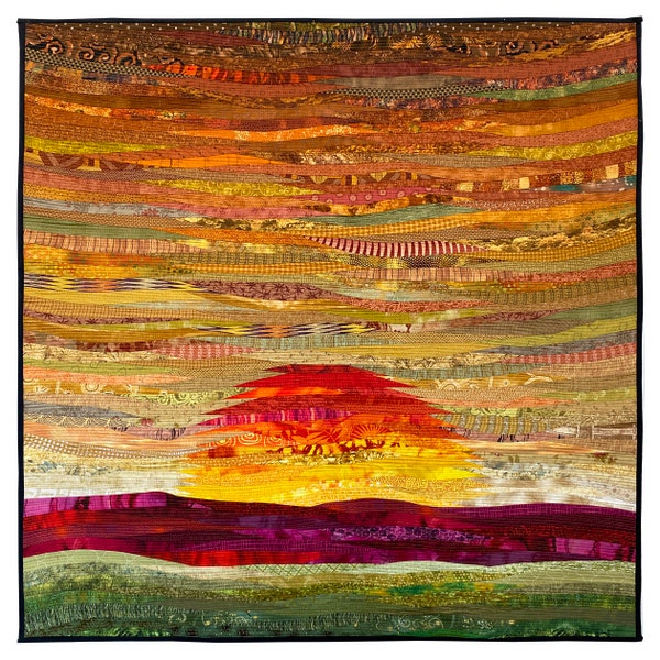 Landscape Art Quilt - Etsy
