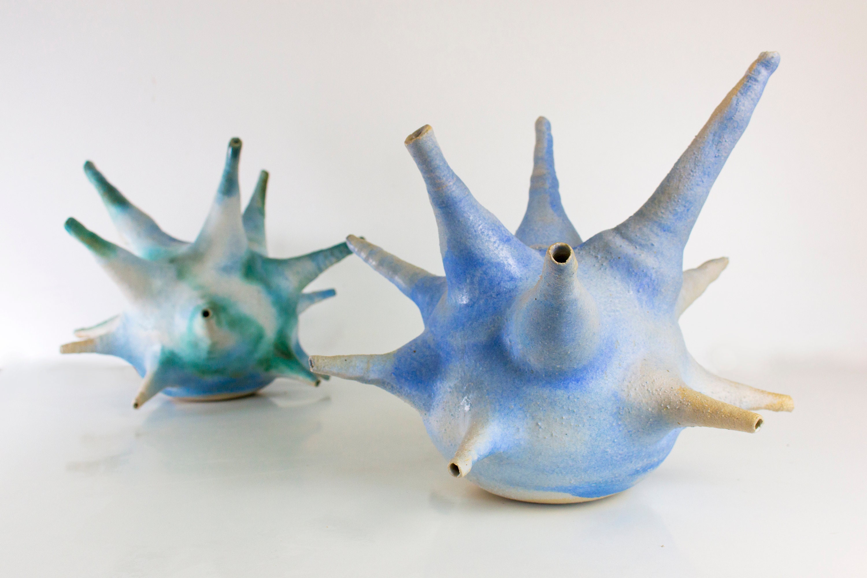 Spiky Stoneware Ceramic Art - Etsy