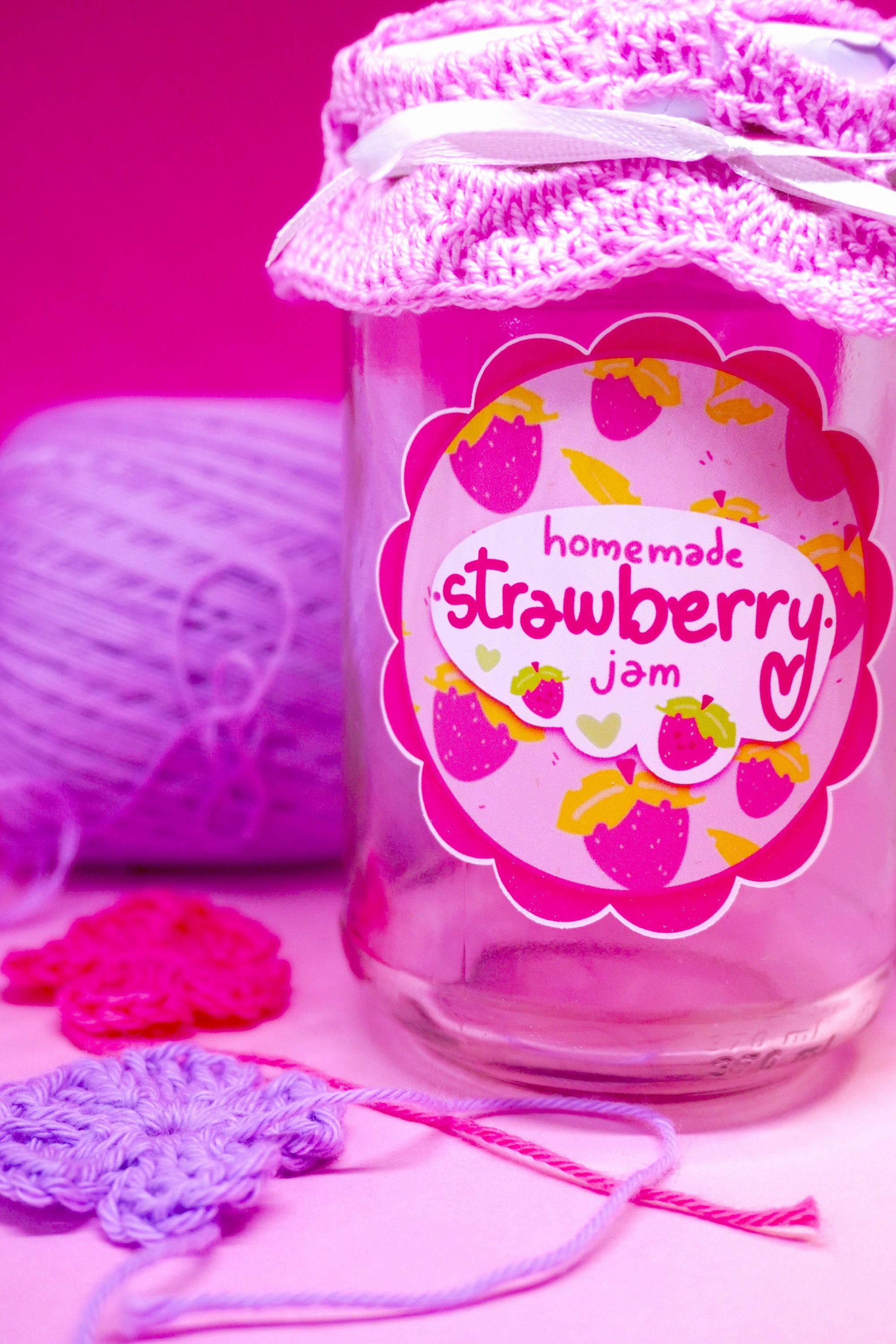 Cute Orange Marmalade Label, Strawberry Jam, Blueberry Jam, Peach Jam ...