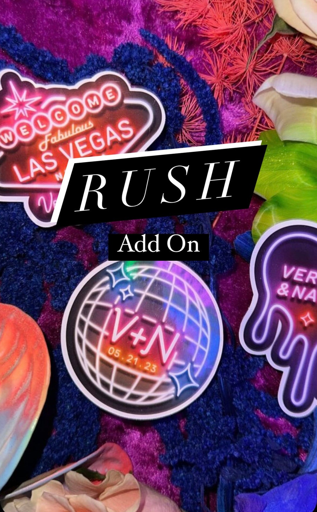 Rush Sticker Add-on - Etsy