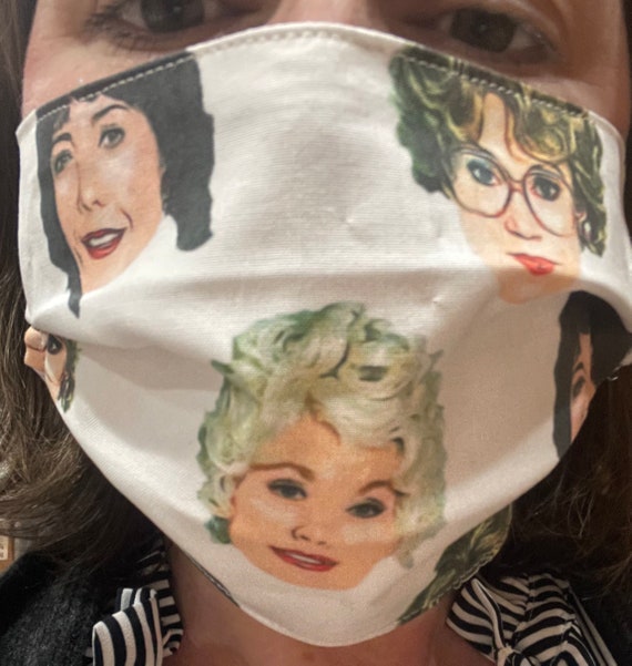 Working 9 to 5 Face Mask Dolly Parton Lilly Thomlin and Jane | Etsy