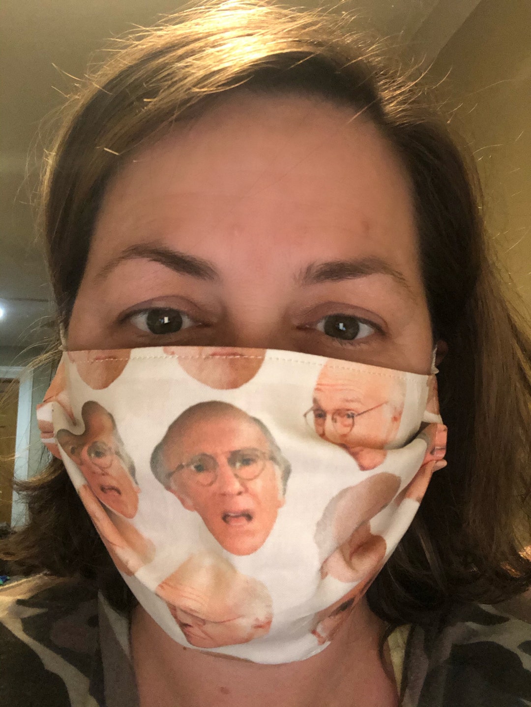Curb Your Enthusiasm, Larry David, Cloth Face Mask, Washable Mask ...