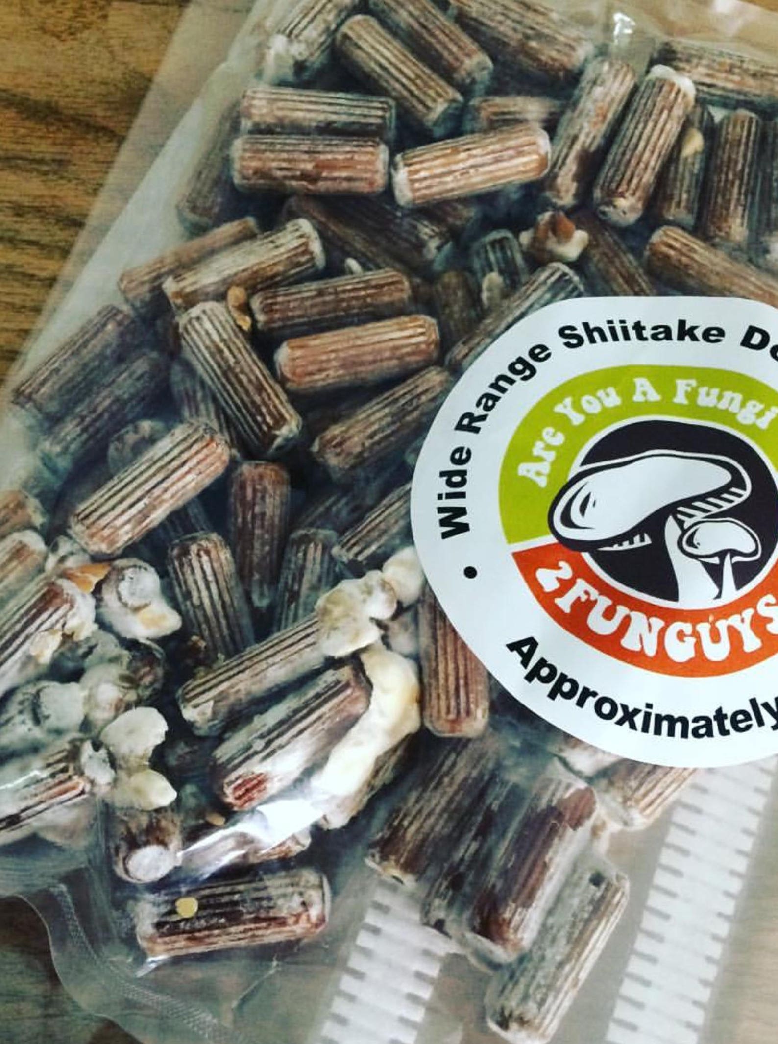 Shiitake Spawn and Wax Combo Shiitake Mushrooms Mushroom - Etsy