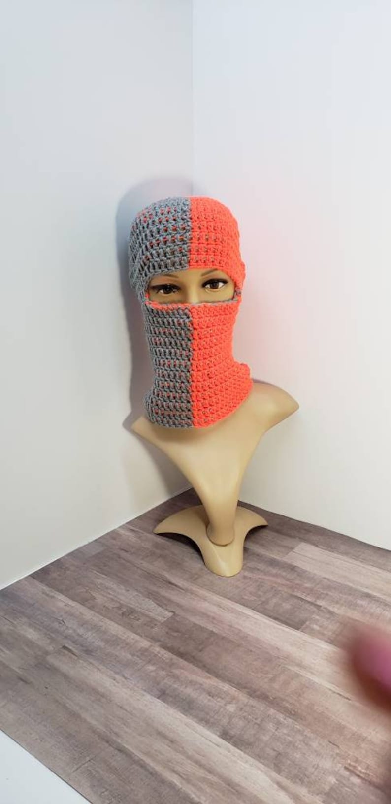 SPLIT PERSONALITY Ski Mask Split Face Two Toned Balaclava - Etsy