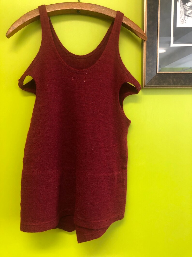 Vintage 1920s Art Deco Wool Bathing Suit by Toy Town - Etsy