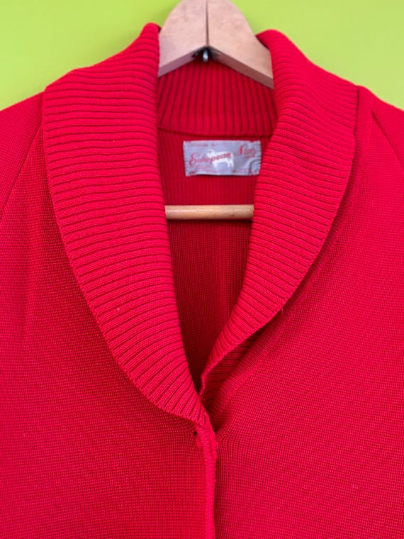 Rare Vintage 1950s European Star Wool Curling Sweater - Gem