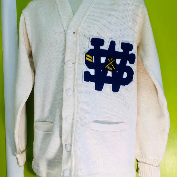 Letterman Sweater - Etsy