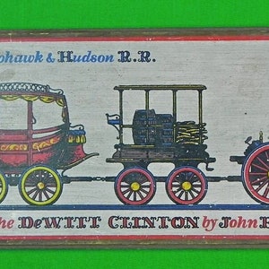 Vintage Mohawk & Hudson Rail Road the Dewitt Clinton Train Wood Wall ...