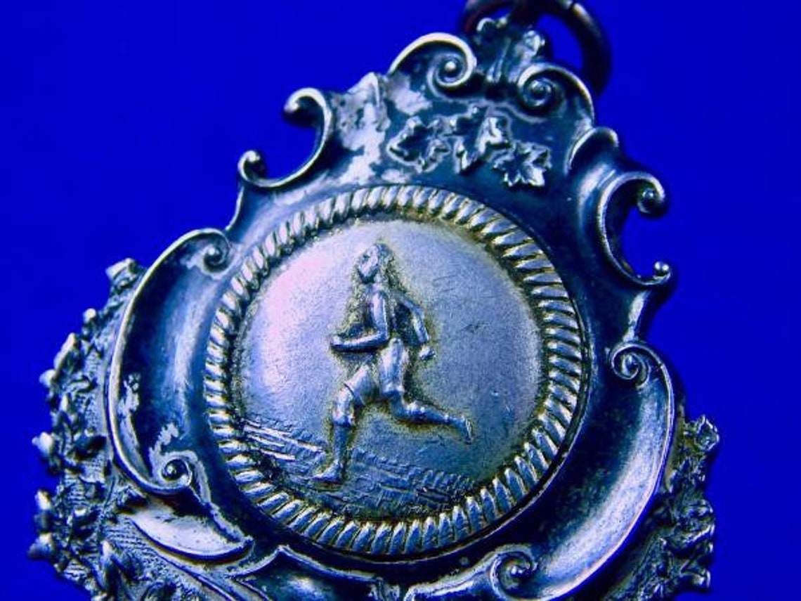 US Vintage 1917 1920 Set of 2 Sport Silver Badge Pin Medal - Etsy