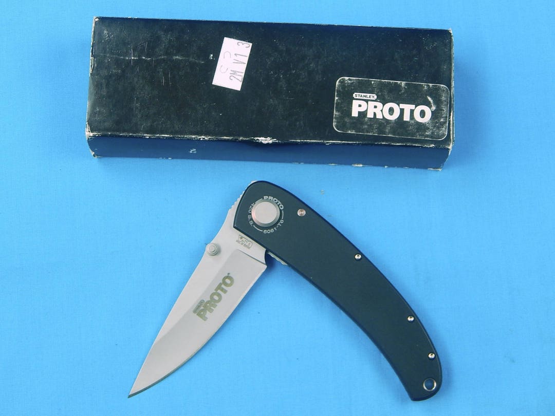 US Made PROTO Industrial Tools Folding Pocket Knife New With Box Gift ...