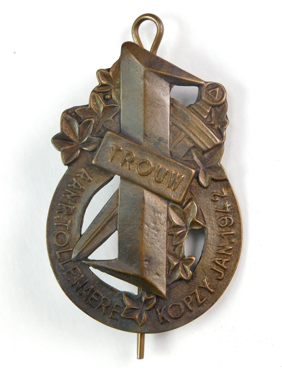 Dutch Nederlands Occupation WW2 Badge Pin Medal - Etsy