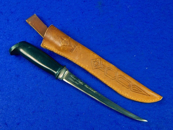Vintage Finnish Finland Fish Fillet Fishing Knife W/ Sheath - Etsy