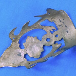 Antique Old German Germany WW1 8 Jager Regiment Flag Pole Plaque Badge ...